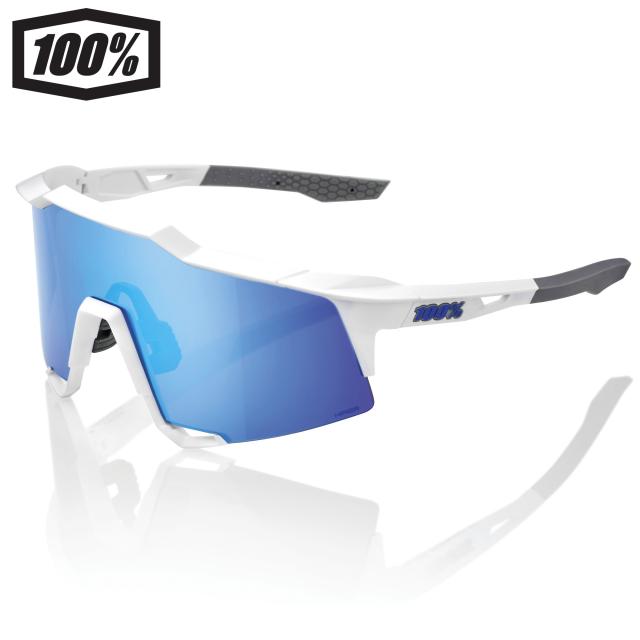 ワンハンドレッド スポーツサングラス スピードクラフト Speedcraft Matte white Hiper Blue 6000700012(ワンハンドレッ返品種別A