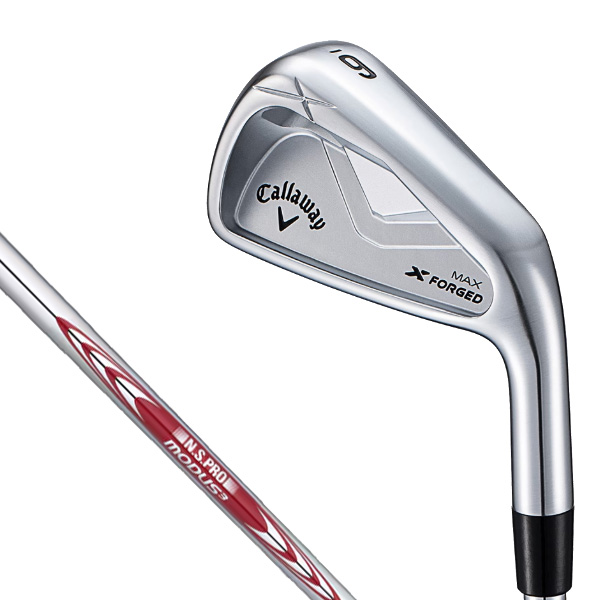 キャロウェイ XFGD-MAX-5P-TR105S X フォージド マックス アイアン 5本セット(I#6〜9、PW) 【N.S PRO MODUS3 TOUR105 シャフト・フレックス：S】Callaway X FORGED MAX[XFGDMAX5PTR105S] 返品種別A