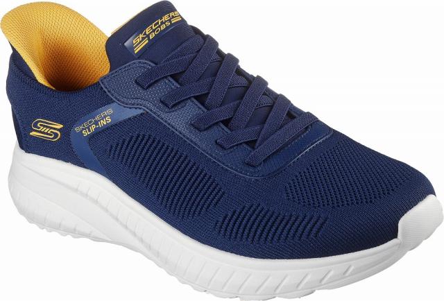スケッチャーズ SKC-118312W-NVY-27.0 メンズ スケッチャーズ スリップインズ ボブス スポート スクワッド カオス - ソリッド ステップ（ネイビー・サイズ：27.0cm）SKECHERS[SKC118312WNVY270] 返品種別A