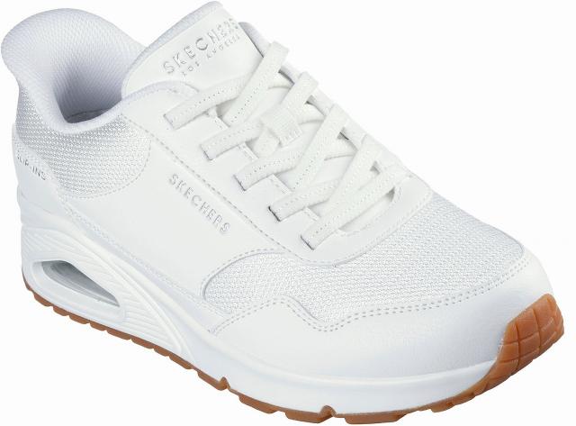 スケッチャーズ レディース スニーカー UNO-BANKSIA（ホワイト・サイズ：24.0cm） SKECHERS SKC-177117W-WHT-24.0返品種別A