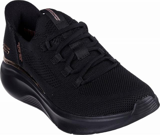 スケッチャーズ SKC-117617-BBK-23.5 レディース スケッチャーズ スリップインズ ボブス スポート B ラブ - トゥルー デライト（ブラック・サイズ：23.5cm）SKECHERS[SKC117617BBK235] 返品種別A