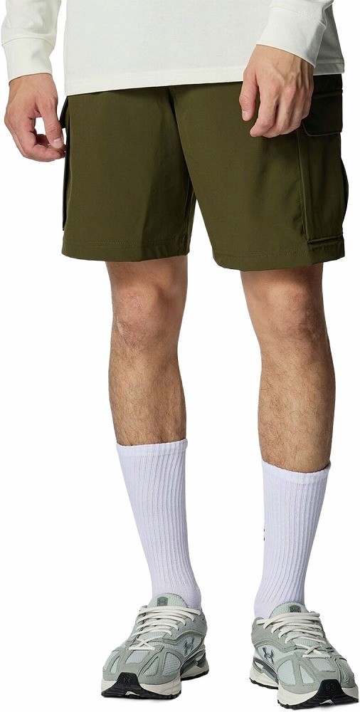 アンダーアーマー メンズ UAバイブウーブン カーゴショーツ（Expedition Green/White・サイズ：XL） DOM-1386560-308-XL返品種別A