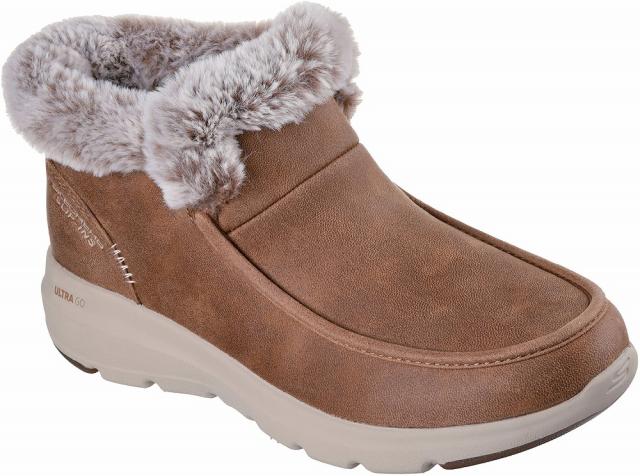 スケッチャーズ SKC-144221-CSNT-23.0 レディース ブーツ スリップインズ GLACIAL ULTRA-COZY GETAWAY（チェスナッツ・サイズ：23.0cm）SKECHERS[SKC144221CSNT230] 返品種別A