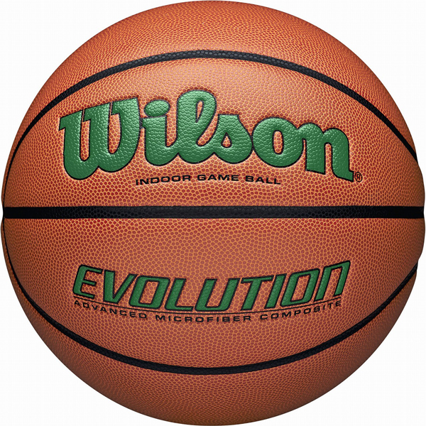 Wilson（ウィルソン） WIL-0595XB0601 EVOLUTION ゲームボール（人工皮革）　6号球（オレンジ/グリーン）[WIL0595XB0601] 返品種別A