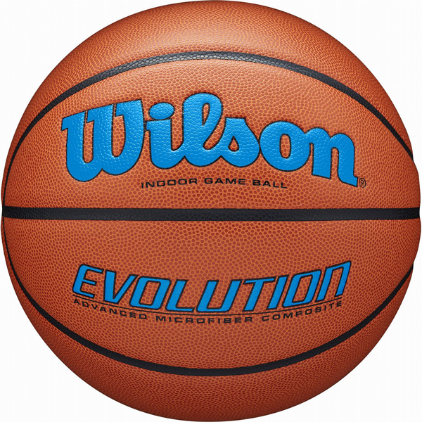 Wilson（ウィルソン） WIL-0595XB0704 EVOLUTION ゲームボール(合成皮革）　7号球（オレンジ/ロイヤル）[WIL0595XB0704] 返品種別A