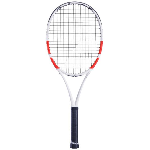 BabolaT(バボラ) 101534-323-G2 硬式テニスラケット ピュア ストライク 100 16/20（フレームのみ・ホワイト/レッド/ブラック・サイズ：G2）Pure Strike[101534323G2] 返品種別A