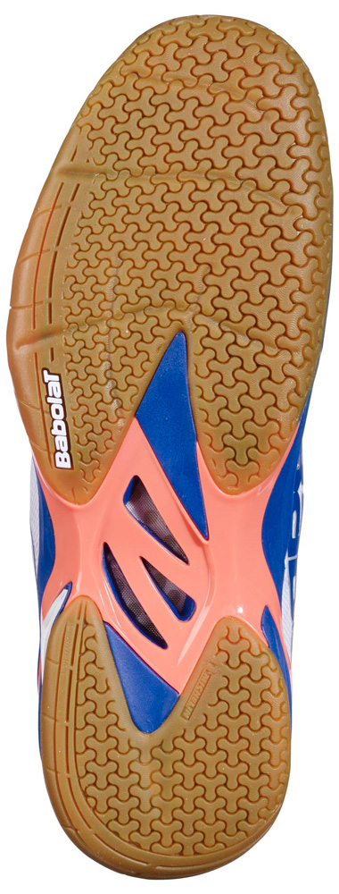 BabolaT(バボラ) メンズ バドミントンシューズ シャドウ 4（ホワイト/ネイビーブルー・サイズ：27.5cm）  3A0F24C356-1097-27.5返品種別A