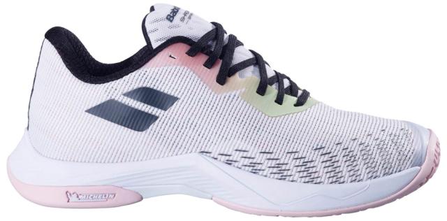 BabolaT(バボラ) レディース  バドミントンシューズ シャドウ スピリット 2（ホワイト・サイズ：22.5cm） 3A1F25C642-1000-22.5返品種別A