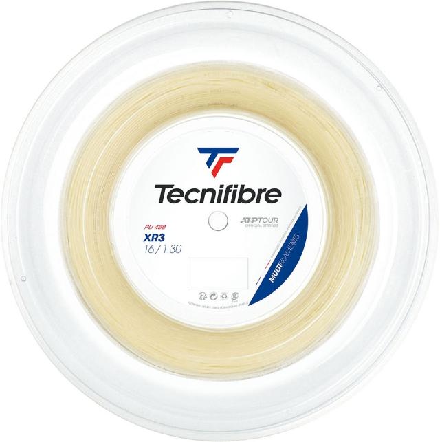 Tecnifibre(テクニファイバー) TCF-01RXR330XN 硬式テニス用ストリング XR3 1.30（ナチュラル・サイズ：200m）[TCF01RXR330XN] 返品種別A