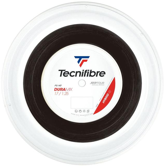 Tecnifibre(テクニファイバー) 硬式テニス用ストリング DURAMIX 1.25（ブラック・サイズ：200m）  TCF-02RDU125XB返品種別A