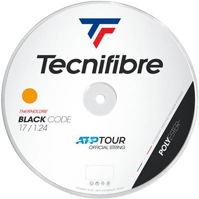Tecnifibre(テクニファイバー) 硬式テニス用ストリング BLACK CODE 1.24（ファイア・サイズ：200m）  TCF-04RBL124XR返品種別A