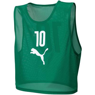 プーマ サッカー　ビブスセット 10枚組（番号入り）（パワーグリーン・Sサイズ） PUMA（プーマ） PAJ-920604-02-S返品種別A