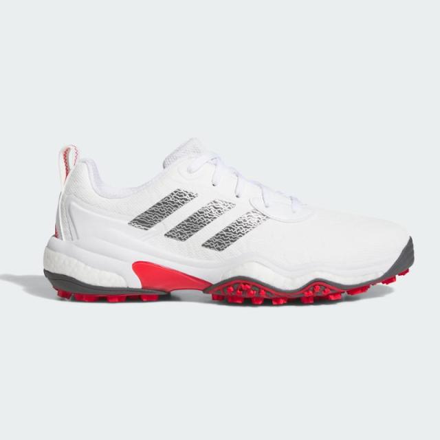 アディダス MDV41-IH8448-270 メンズ スパイクレス ゴルフシューズ コードカオス 25（フットウェアホワイト/グレーファイブ/ルシッドレッド・サイズ：27.0cm）adidas[MDV41IH8448270] 返品種別A
