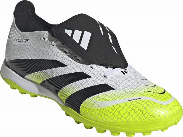 アディダス ADJ-JQ1072-260 ユニセックス プレデター LEAGUE フォールディングタン TF / ターフ用 トレーニングシューズ（フットウェアホワイト/コアブラック/ルシッドレモン・サイズ：26.0cm）[ADJJQ1072260] 返品種別A