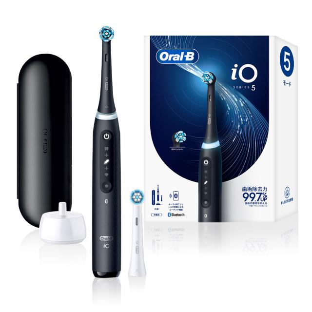 ブラウン IOG52J62KBK 電動歯ブラシ　（マットブラック）BRAUN　Oral-B（オーラルB）iOシリーズ iO5[IOG52J62KBK] 返品種別A