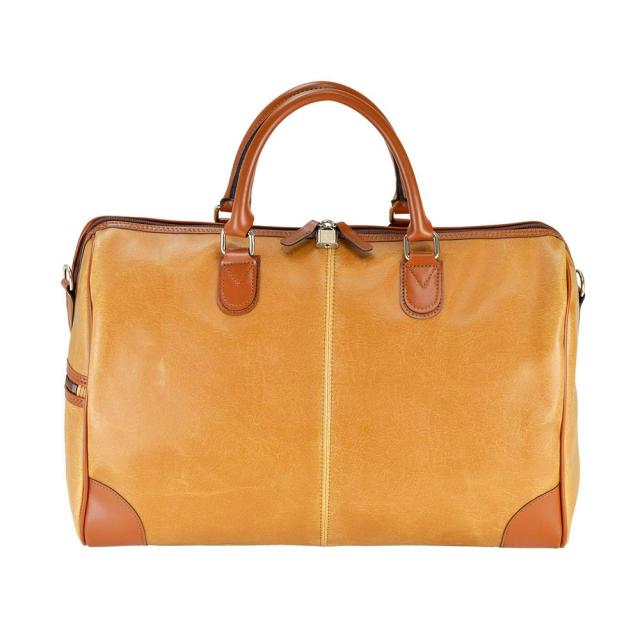 ANDY HAWARD(アンディハワード) ANDY HAWARD 白化合皮レトロシリーズ ボストンバッグ（キャメル）  BF026244-1A-2B返品種別A