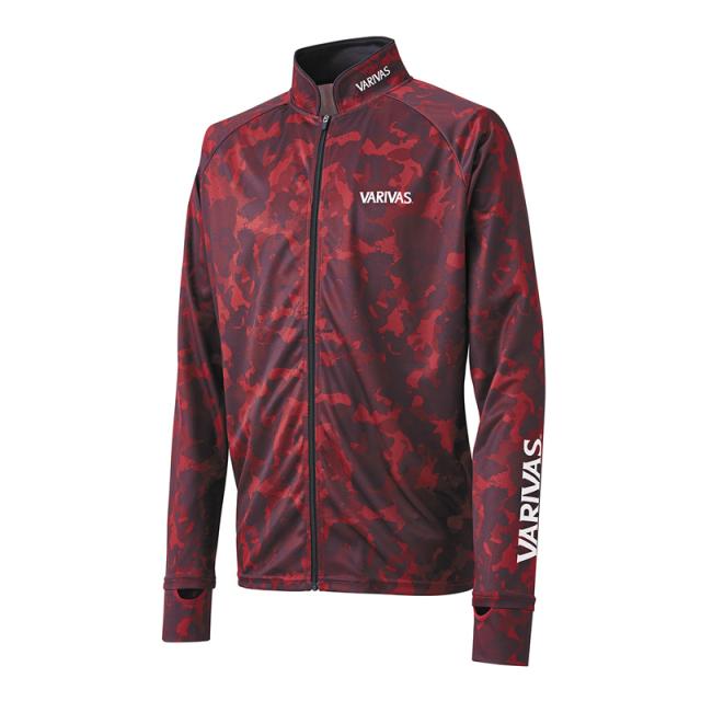 バリバス VAZS-25 3L(レッドカモ) ドライフルジップ 長袖 3Lサイズ (レッドカモ)VARIVAS[97567バリバス] 返品種別A