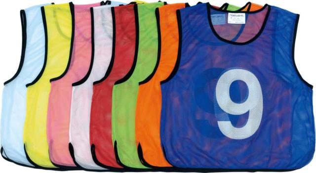 トーエイライト B3256V メッシュベストJr No.1〜10 10枚組（オレンジ・ジュニアサイズ）TOEI LIGHT[B3256VTOEILIGHT] 返品種別A