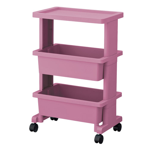 JEJアステージ リセスタイル テーブルワゴンミニ3段(ピンクグレー) JEJ JEJ-リセテ-ブルワゴンミニPG返品種別Aの通販はau PAY マーケット - Joshin web 家電 ...