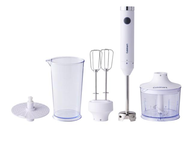 クイジナート HB-704WJ マルチハンドブレンダー　おろしディスク付　ホワイトCuisinart　スリム＆ライト[HB704WJ] 返品種別A