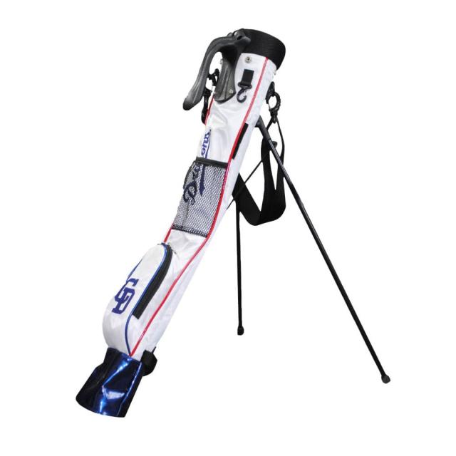 レザックス 中日ドラゴンズ ラウンドスタンドバッグ（ホワイト・5〜6本入れ・47インチクラブ対応） CDCC-3418返品種別A