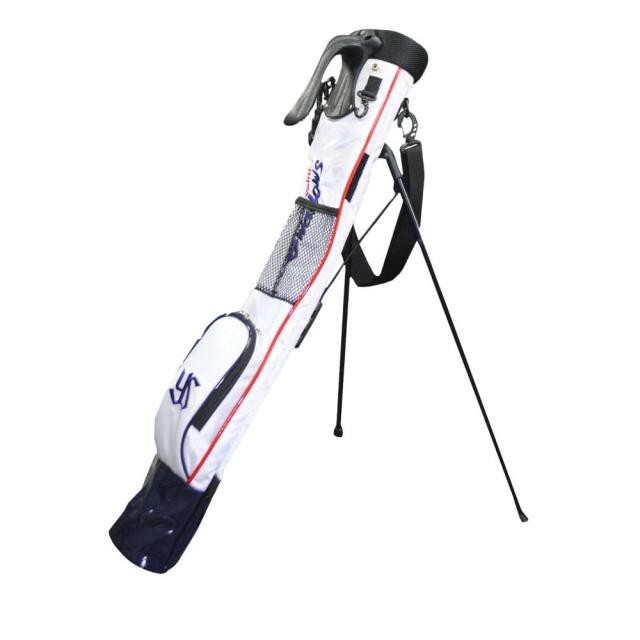 レザックス ヤクルトスワローズ　ラウンドスタンドバッグ（ホワイト・5〜6本入れ・47インチクラブ対応） YSCC-3423返品種別A