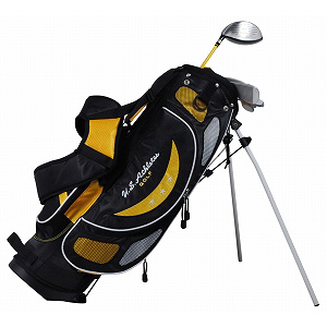 U.S.アスリート USCS-5755 YL ジュニア用 ゴルフ クラブセット 4本セット スタンドバッグ付 イエロー6〜8歳対象（身長110〜130cm）U.S.Athlete[USCS5755YL] 返品種別A