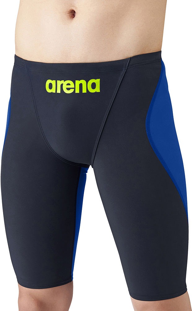 アリーナ 男性用　競泳水着　ハーフスパッツ（ネイビー/ブルー・サイズ：M） ARN1011M-NVBU-M返品種別B