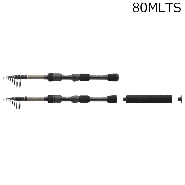 プロックス MST80MLTS マイクロソルトTE 80MLTS 8.0ft 振出竿 スピニングPROX コンパクトロッド[MST80MLTS] 返品種別A