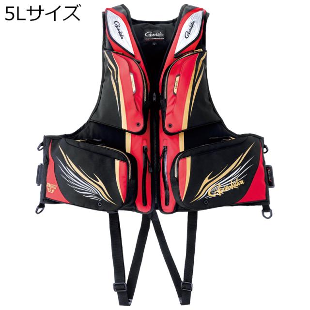 がまかつ アルテマシールドプロフローティングベスト5Lサイズ(レッド) アルテマシールドプロ フローティングベスト 5Lサイズ(レッド)Gamakatsu ライフジャケット[GM21975LRD] 返品種別A