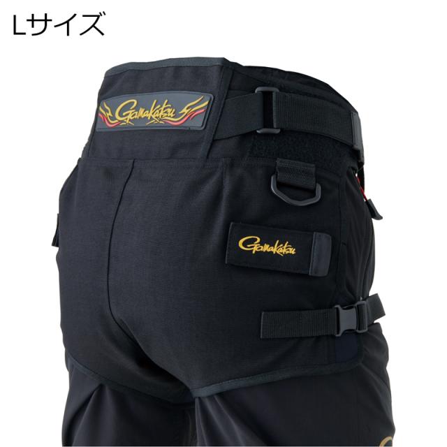がまかつ CORDURA(R)ヒップガードハイバックタイプLサイズ(ブラック) CORDURA(R) ヒップガード ハイバックタイプ Lサイズ(ブラック)Gamakatsu ヒッププロテクター[GM3726LBK] 返品種別A