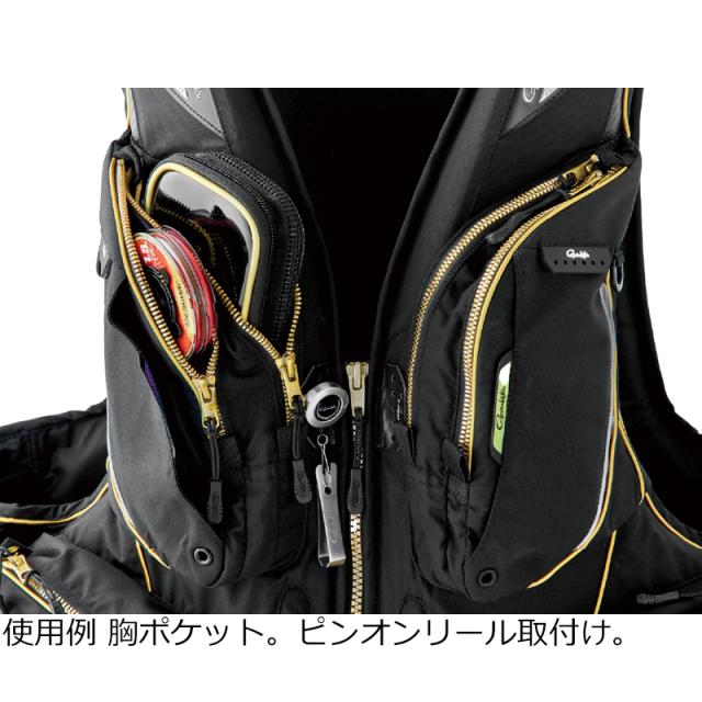 がまかつ アルテマシールドプロフローティングベスト3Lサイズ(ブラック