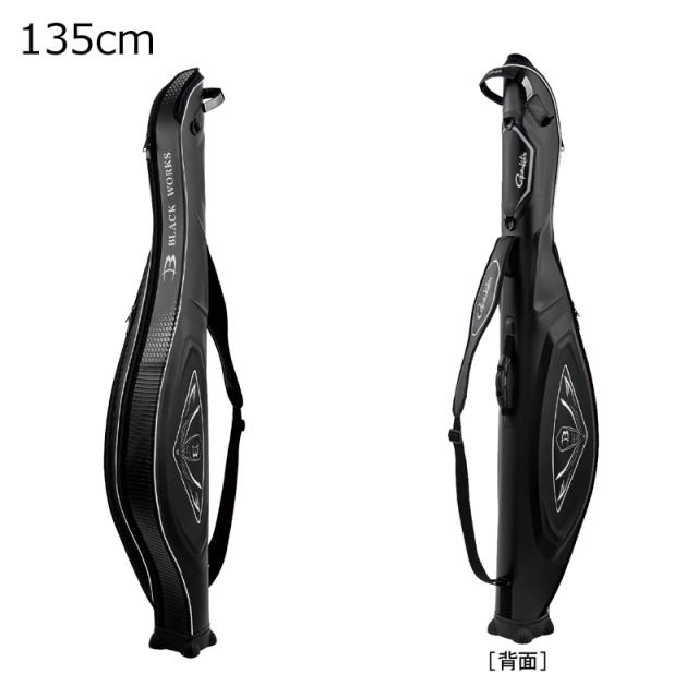 がまかつ 成型ハードロッドケース 135cm (BLACK WORKS) Gamakatsu 竿ケース セイケイハードロッドケース135cm(BLACKWORKS)返品種別A