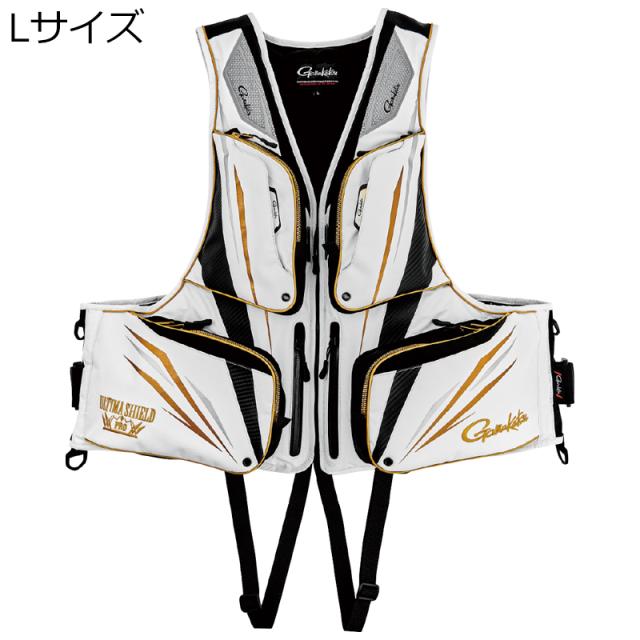 がまかつ アルテマシールドプロフローティングベストLサイズ(ホワイト) アルテマシールドプロ フローティングベスト Lサイズ(ホワイト)Gamakatsu ライフジャケット[GM6005LWH] 返品種別A