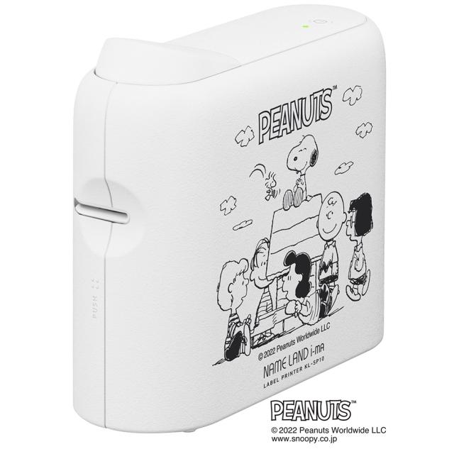 カシオ 印字文具 スマホ接続専用ラベルライター（ピーナッツモデル） CASIO NAME LAND i-ma ピーナッツモデル KL-SP10-PN返品種別A