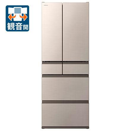 日立 R-VWC57X-N 570L 6ドア冷蔵庫（ライトゴールド）HITACHI[RVWC57XN] 返品種別A
