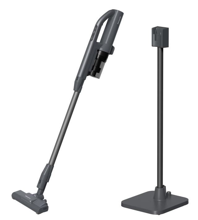 パナソニック サイクロン式スティッククリーナー 充電式 自走式パワーブラシ ストーンブルー 【掃除機】　Panasonic MC-SB55K-A返品種別A