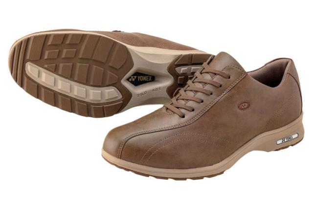 ヨネックス メンズ ウォーキングシューズ (ブラウン・24.0cm) YONEX CASUAL WALK パワークッションMC30W YO-SHWMC30W-015-24.0返品種別A
