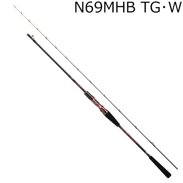 ダイワ 23 紅牙MX TYPE-N N69MHB TG・W 6.9ft 2ピース ベイト コウガMX N69MHB TG・W返品種別A