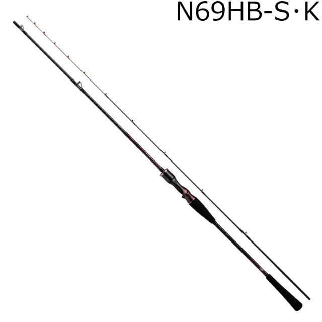 ダイワ 24コウガ N69HB-S・K 24 紅牙 N69HB-S・K 6.9ft 2ピース ベイトDAIWA タイラバロッド 乗せ調子[05805703ダイワ] 返品種別A