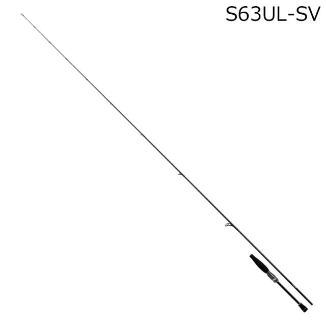 ダイワ 22 スティーズ リアルコントロール S63UL-SV 22 スティーズ リアルコントロール S63UL-SV 6.3ft 2ピース(グリップ着脱式) スピニングDAIWA STEEZ REAL CONTROL バスロッド 23年12月追加モデル[05806179ダイワ] 返品種別A
