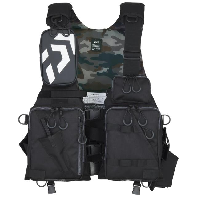 ダイワ DF-6224 フロートゲームベスト (ジェットブラック) フリーサイズ DAIWA ライフジャケット DF-6224(ジェットブラック)返品種別A
