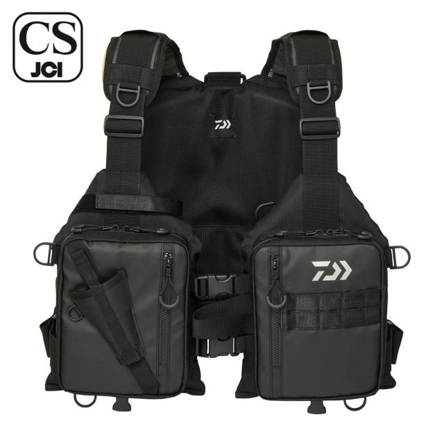 ダイワ DF-6425 ライトフロートゲームベスト (ブラック) フリーサイズ DF-6425ライトフロートゲームベスト(ブラック)返品種別A