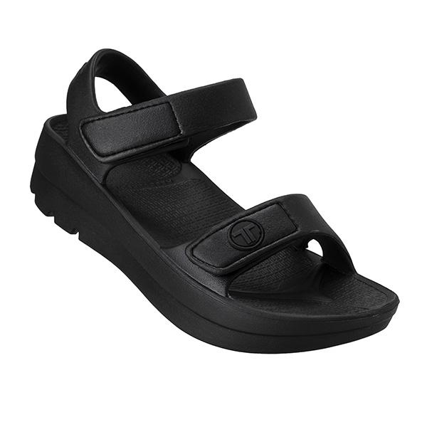 TELIC リカバリーサンダル ANKLE STRAP（Black・サイズ：S(23-23.5cm)） サンダル ユニセックス ANKLESTRAP-BK-S返品種別A