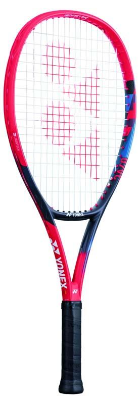 ヨネックス ジュニア 硬式テニスラケット Vコア 25（スカーレット・サイズ：G0・ガット張上済） YONEX YO-07VC25G-651-G0返品種別A