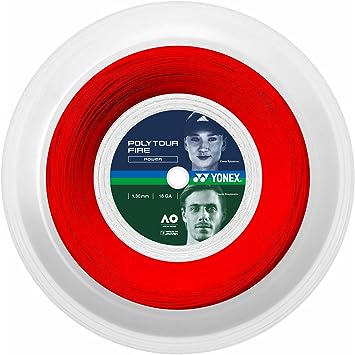 ヨネックス YO-PTF130R2-001 硬式テニス用ストリング ポリツアー ファイア 130（レッド）YONEX テニス[YOPTF130R2001] 返品種別A