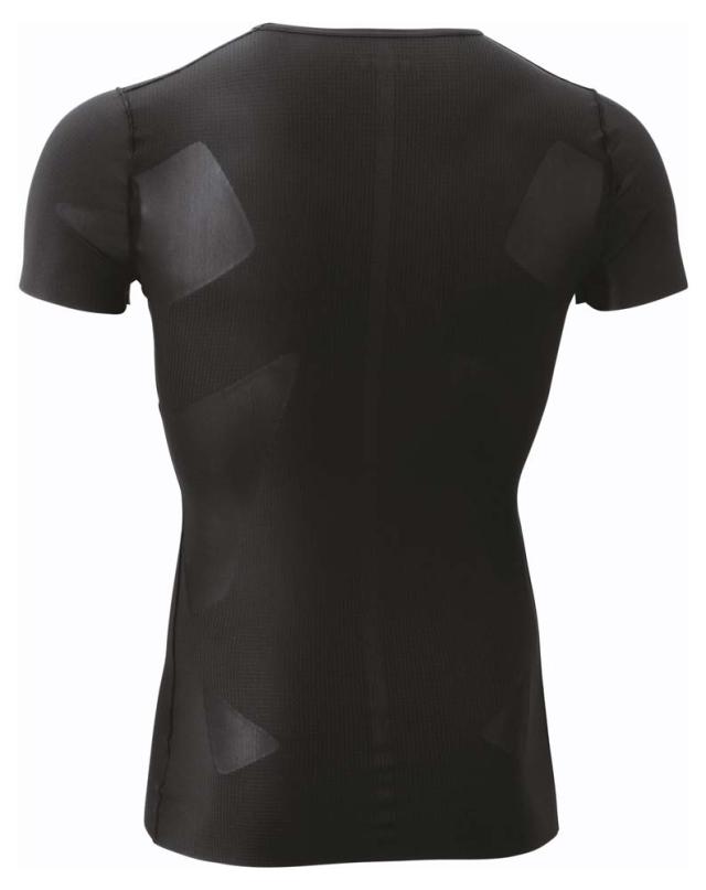 ヨネックス YO-STBA1022-007-O ユニセックス Vネック半袖シャツ（ブラック・サイズ：O）YONEX アンダーウェア[YOSTBA1022007O] 返品種別A