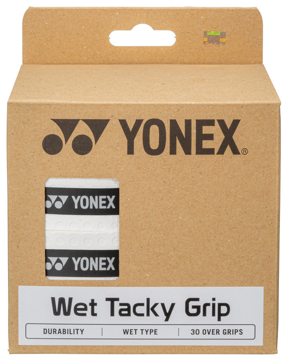 ヨネックス YO-AC154-30-011 ウェットタッキーグリップ 30本入（ホワイト）YONEX[YOAC15430011] 返品種別A