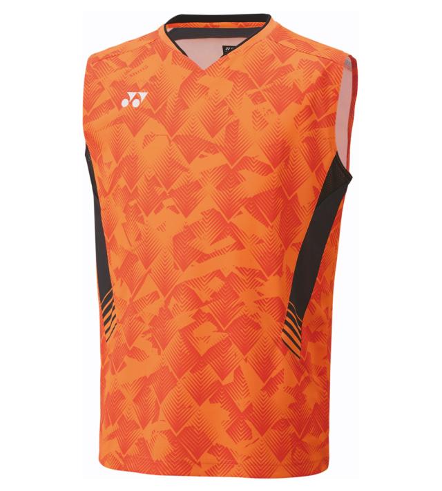 ヨネックス YO-10658-752-L メンズ ゲームシャツ（ノースリーブ）（ハイオレンジ・サイズ：L）YONEX[YO10658752L] 返品種別A