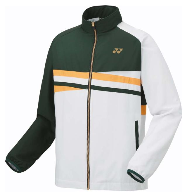 ヨネックス ユニセックス 裏地付 ウィンドウォーマーシャツ(フィットスタイル)（ダークオリーブ・サイズ：L） YO-70101-328-L返品種別A